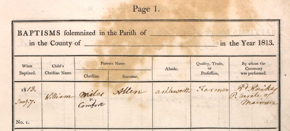 Parish Registers – What They Are – Family History research in England